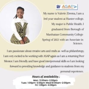 ASAP Peer Mentor Open Lab