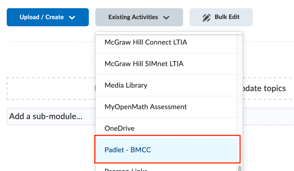 Creating Padlet Activities – BMCC Faculty Collaboratory