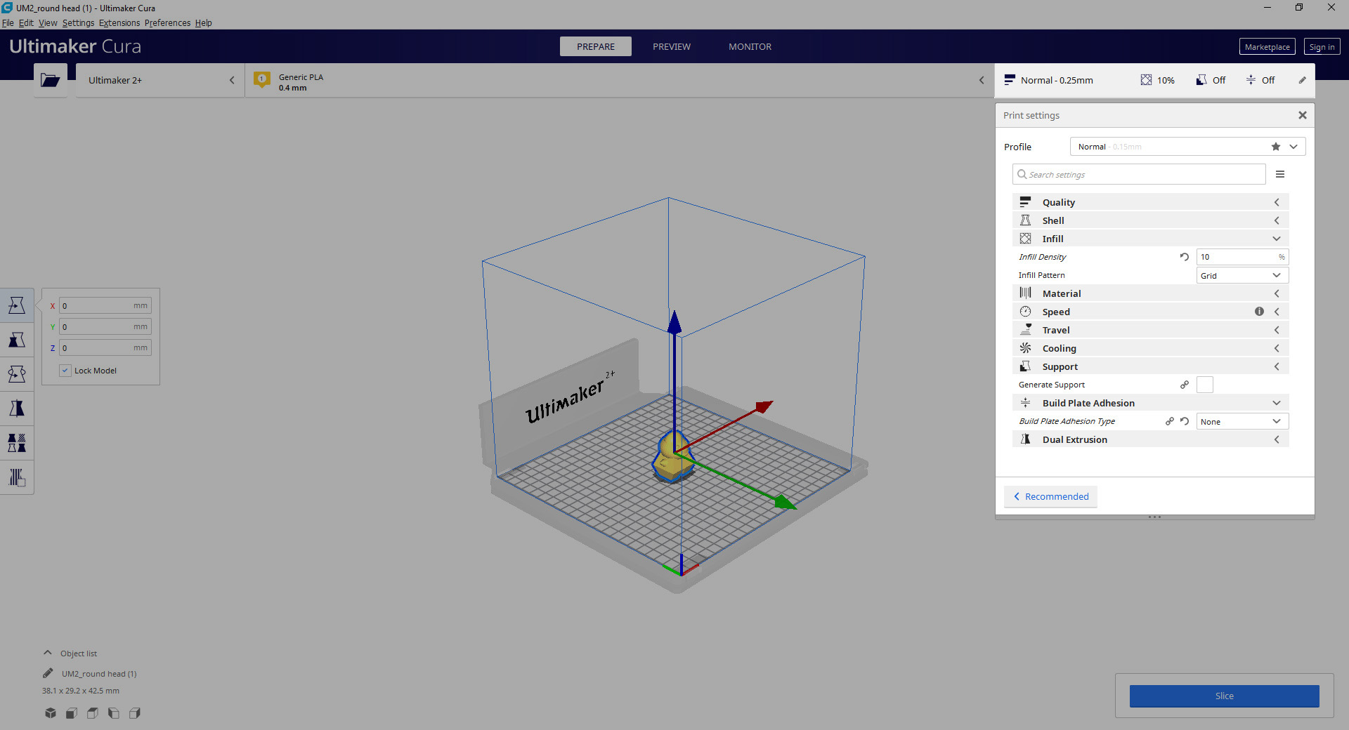 Outputting 3d Models For Ultimakers Bmcc Makerspace